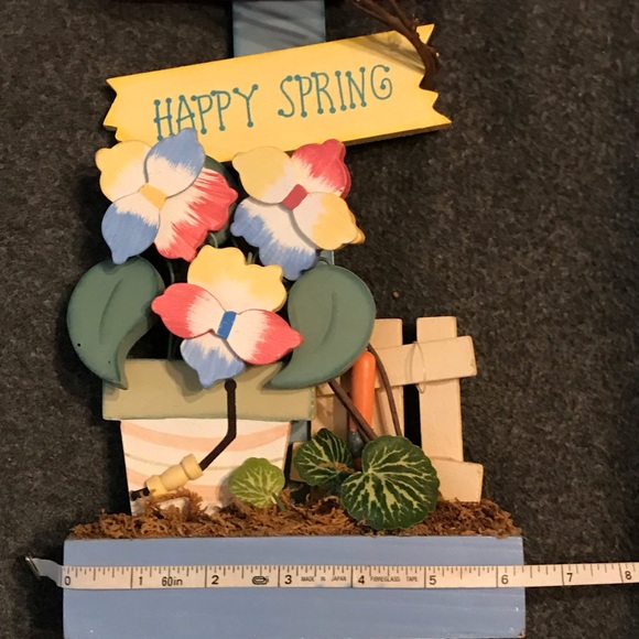 Accents | Happy Spring Birdhouse Bee Sign | Poshmark
